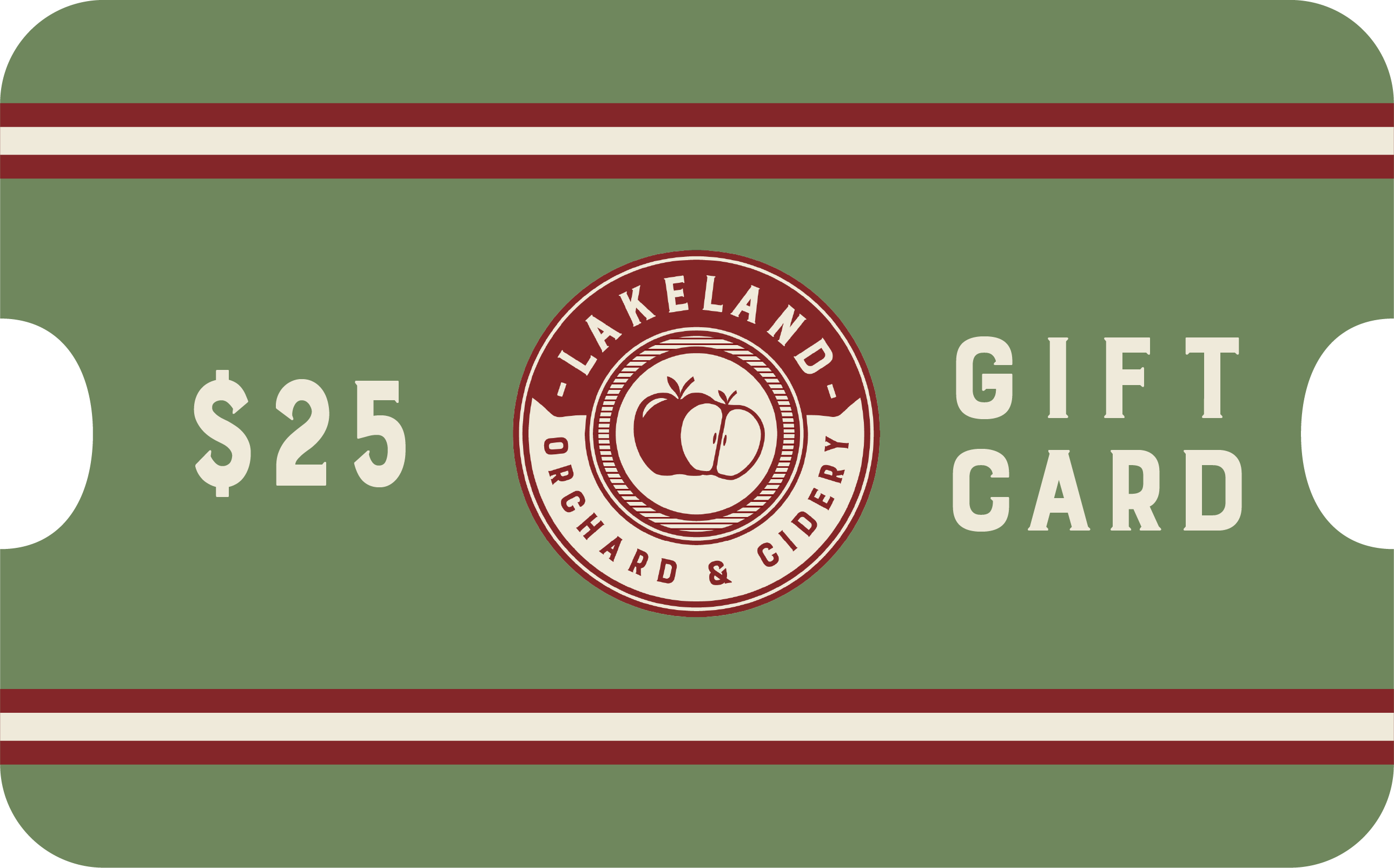 $25 Gift Card – Lakeland Orchard & Cidery